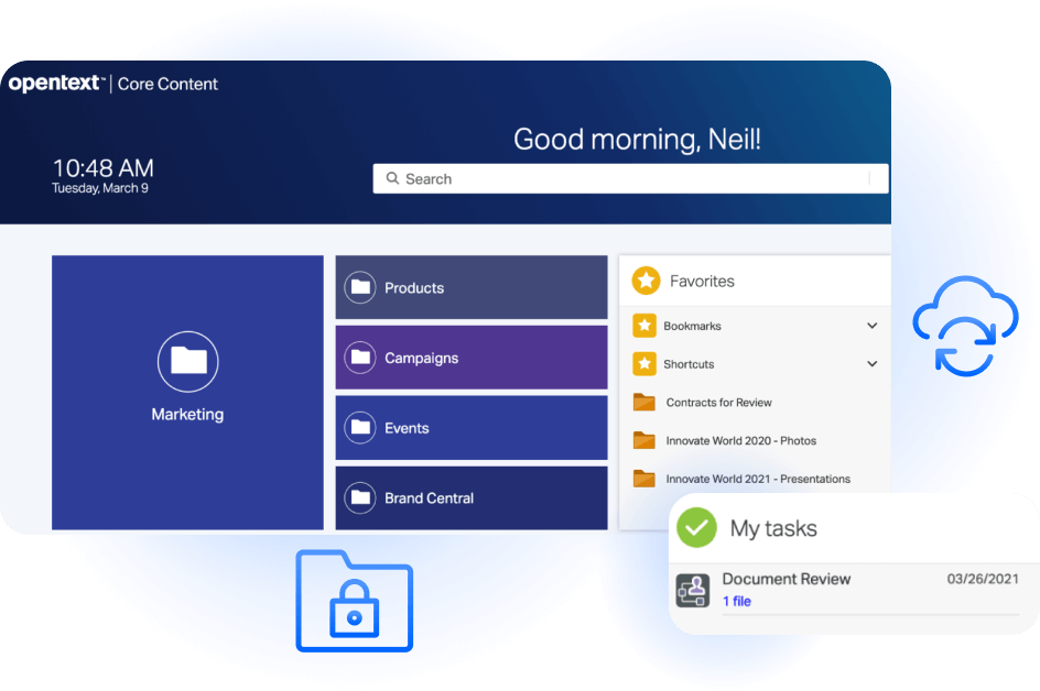 Intelligent Cloud Content Management | OpenText Core Content