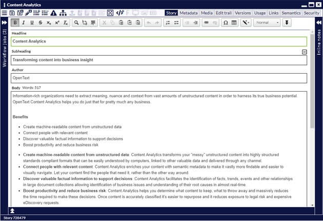 Editorial Workflow Management Software for Publishers | OpenText CHP