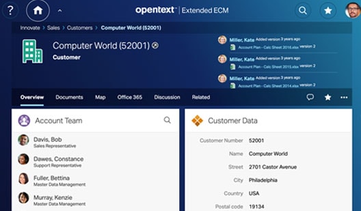 OpenText Extended ECM for SAP Solutions | OpenText OpenText Extended ECM for SAP Solutions | OpenText
