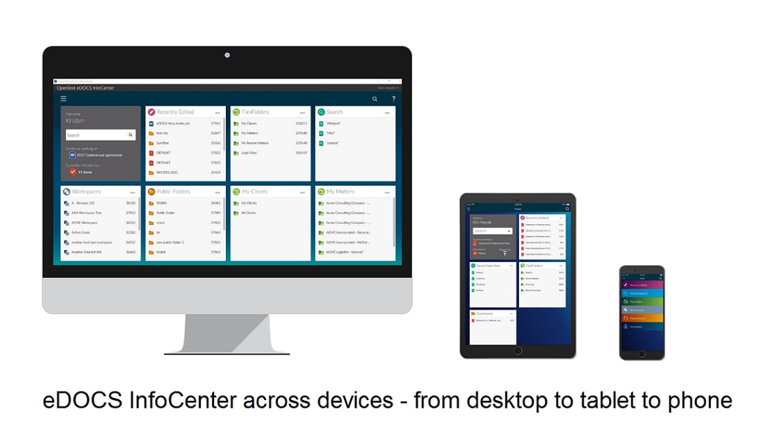 Mobile ECM Solution | OpenText eDOCS InfoCenter Mobile ECM Solution | OpenText eDOCS InfoCenter